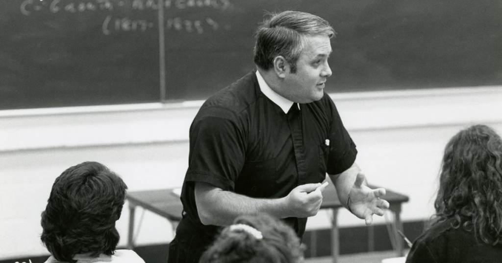 Brother Edward J. Sheehy, longtime history professor and basketball ...