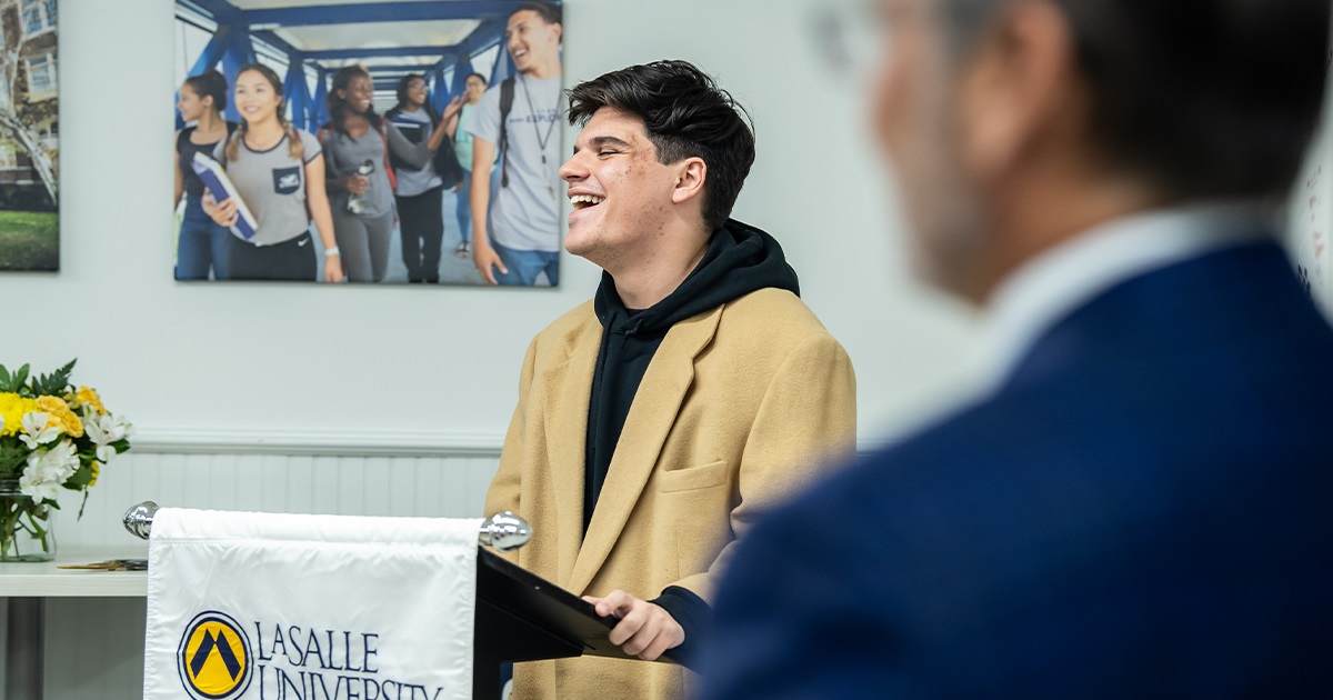 La Salle dedicates renovated Commuter Lounge, made possible through ...