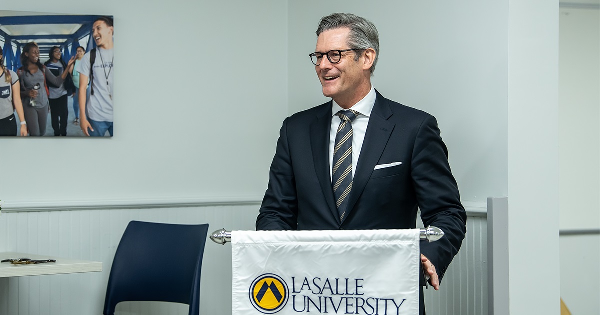 La Salle dedicates renovated Commuter Lounge, made possible through ...