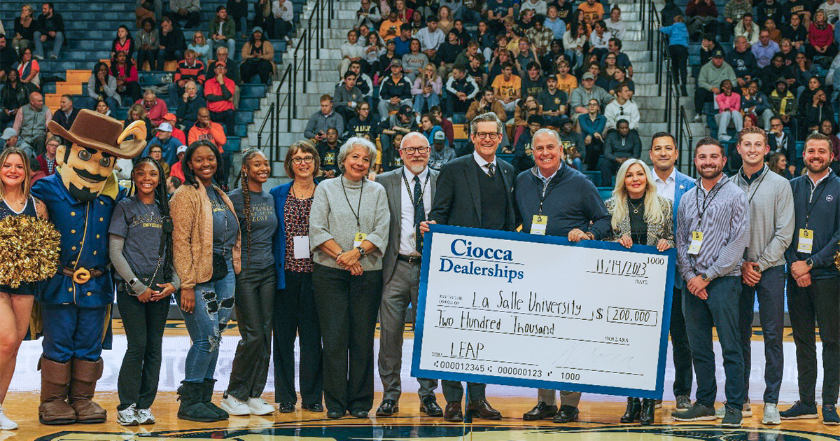 Gregg Ciocca of Ciocca Dealerships gives to La Salle LEAP program - La ...