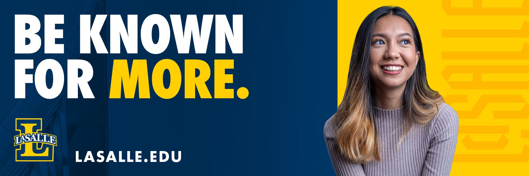 La Salle University launches new ‘Known for More’ brand campaign - La ...